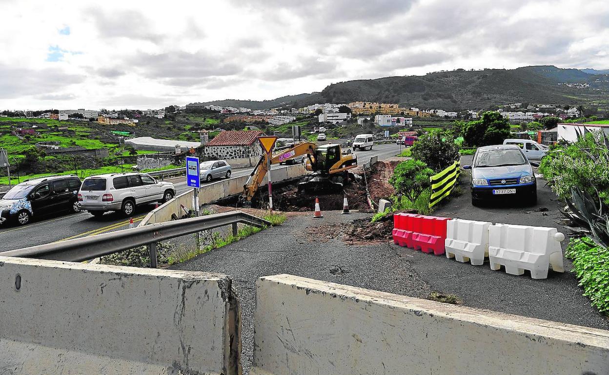 Arucas asiste «con paciencia» al último tramo de la obra de la circunvalación | Canarias7